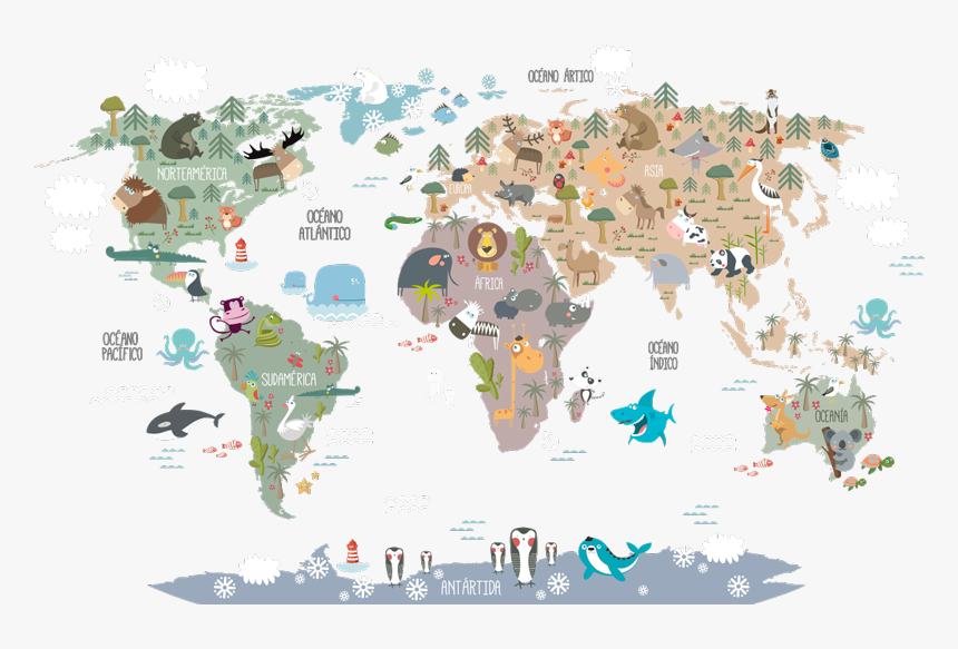 World Map, HD Png Download , Transparent Png Image - PNGitem