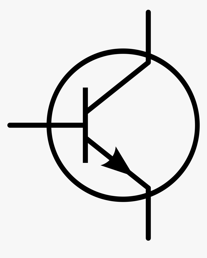Schematic Symbol For Transistor, HD Png Download , Transparent Png ...