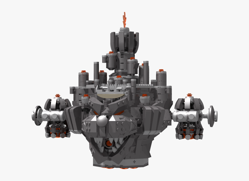 Transparent Bowser Face Png - Bowser Flying Fortress, Png Download ...