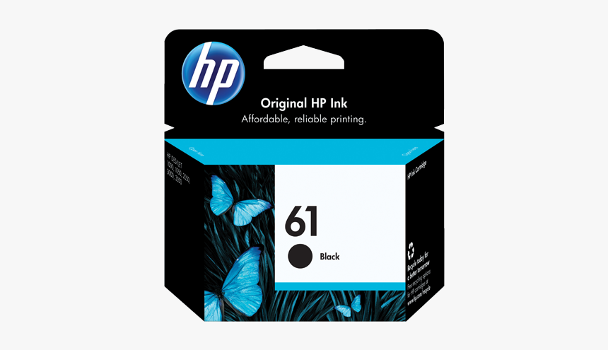 Hp Ink 61, HD Png Download , Transparent Png Image - PNGitem