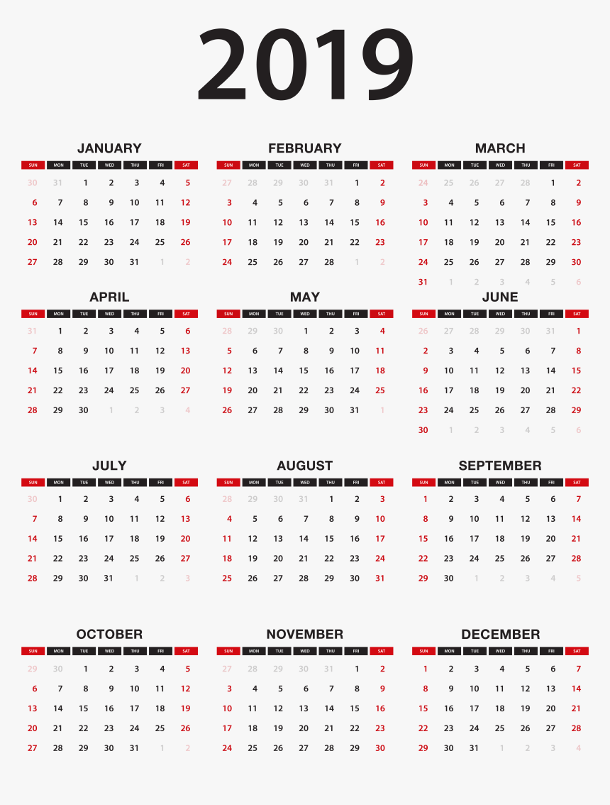 Calendar Design Png, Transparent Png , Transparent Png Image - PNGitem