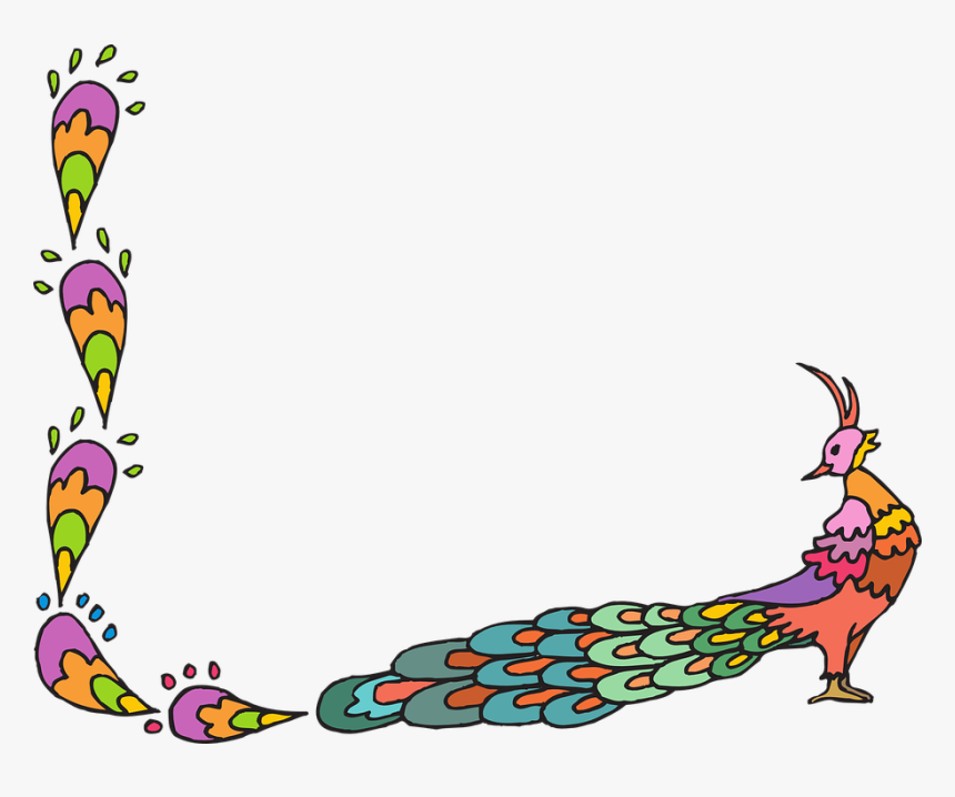 Peacock, Peafowl, Fantail, Fan Tail, Showy Tail - Decorate A Chart ...