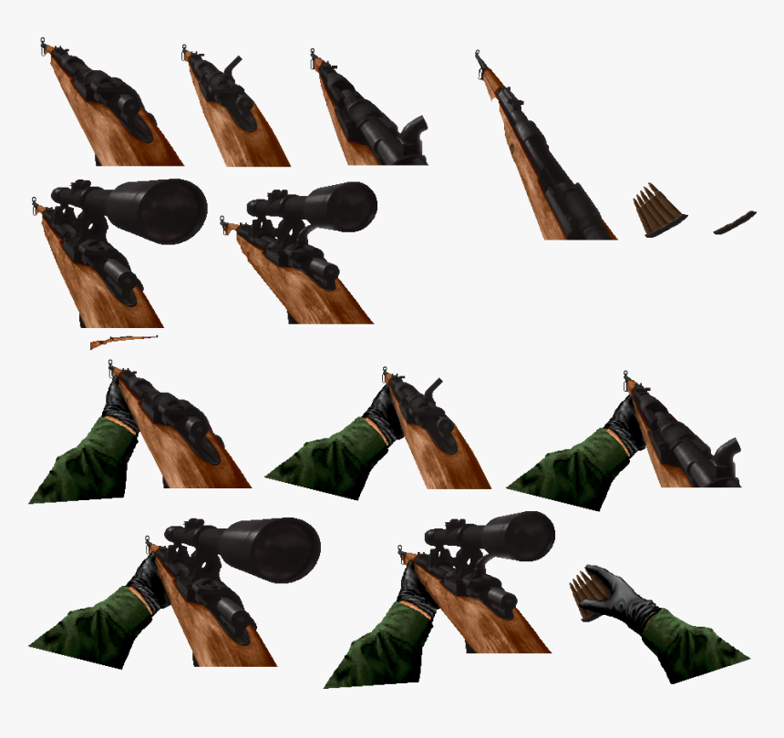 Zdoom Forums Kar98 Sprites, HD Png Download , Transparent Png Image ...
