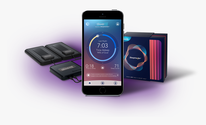 The Beautyrest Sleeptrack App Showing Someone S Time - Beautyrest Sleep ...