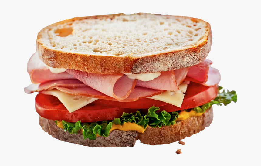 Transparent Food Png Images - Ham And Cheese Sandwich, Png Download ...