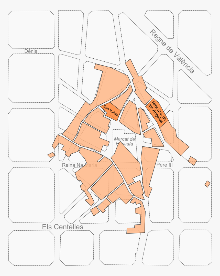 Russafa S Map - Planos Del Mercado De Ruzafa, HD Png Download ...