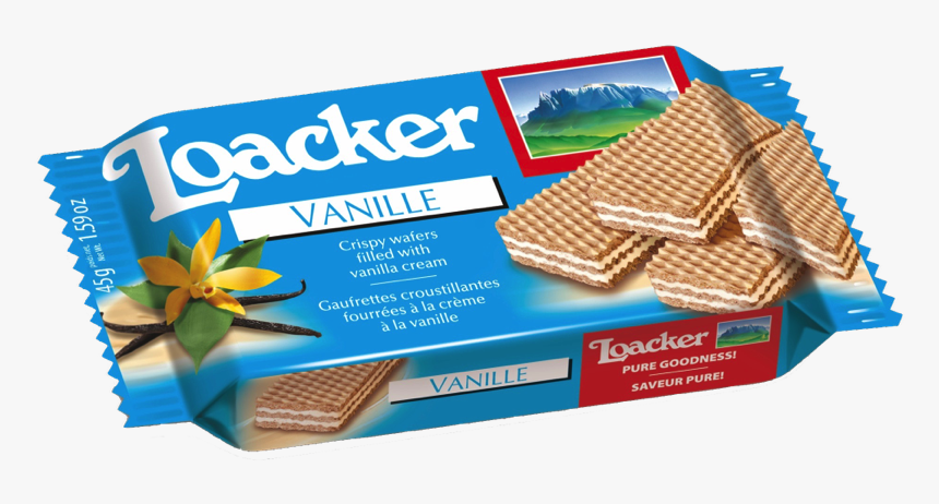 Loacker Wafer Vanilla, HD Png Download , Transparent Png Image - PNGitem