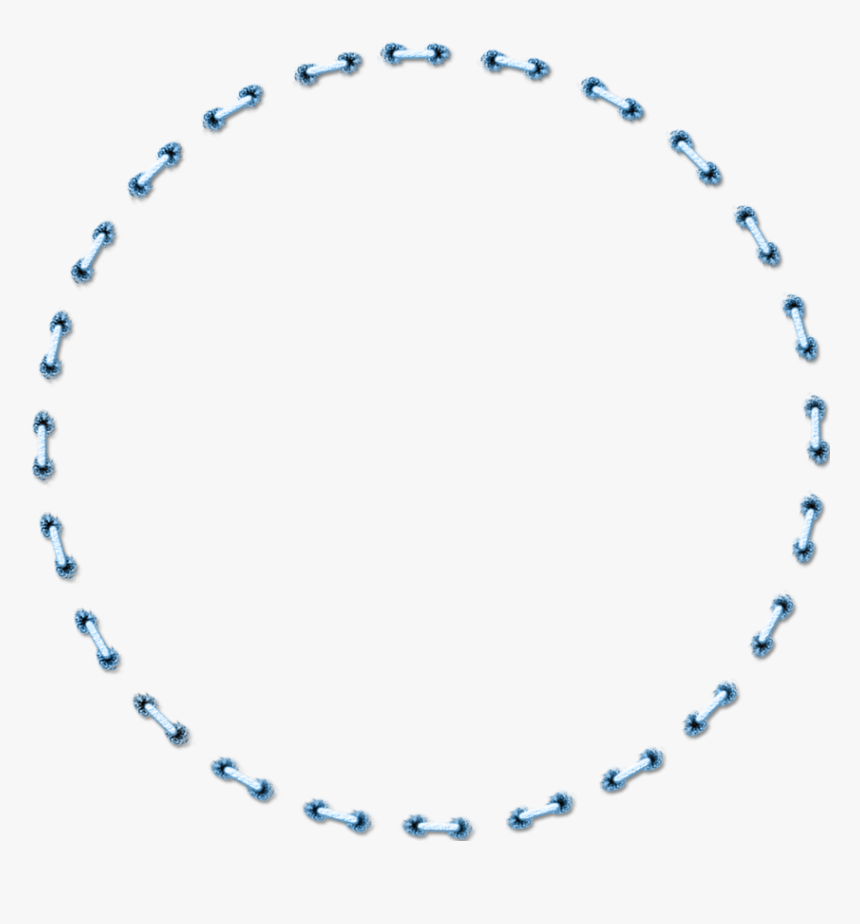 Round Blue Borders And Frames