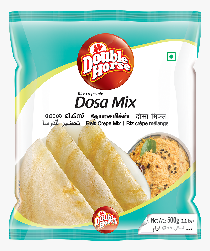 Double Horse Dosa Mix 500g, HD Png Download , Transparent Png Image ...
