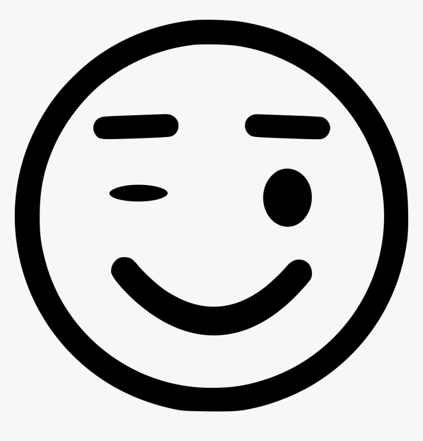 Wink - Smiley, HD Png Download , Transparent Png Image - PNGitem