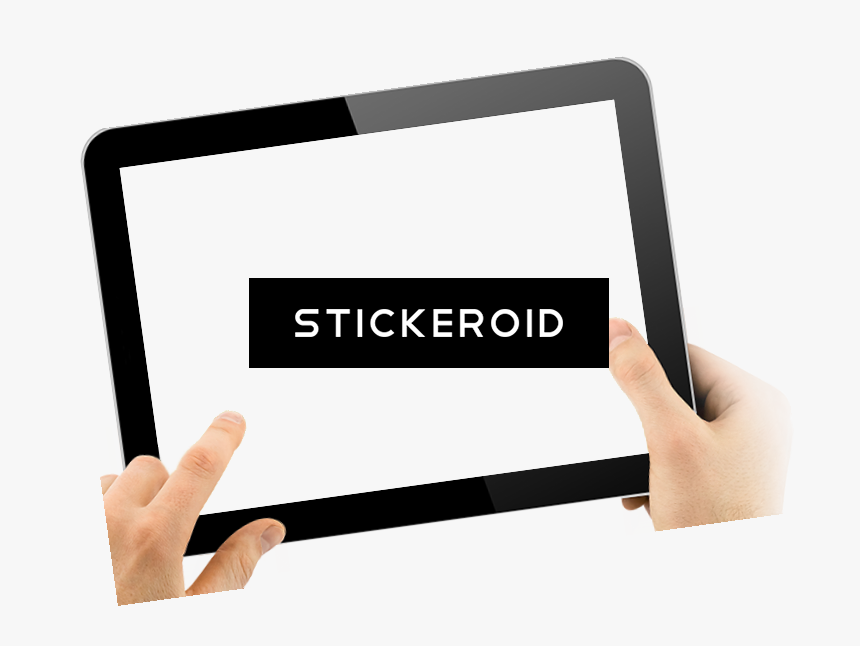 Tablet In Hand - Hand, HD Png Download , Transparent Png Image - PNGitem