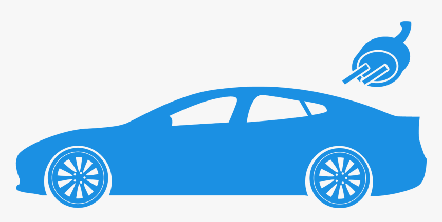 Blue Electric Car Png, Transparent Png , Transparent Png Image - PNGitem
