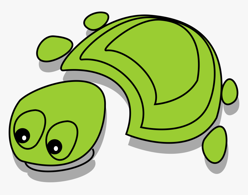 Green Tortoise Clip Arts - Tortoise Cartoon, HD Png Download ...