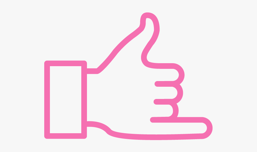 Pink,line,clip Art - Emoji Mano Png Para Colorear, Transparent Png ...
