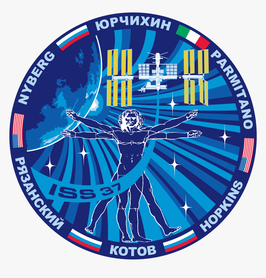 Iss Expedition 37 Patch, HD Png Download , Transparent Png Image - PNGitem
