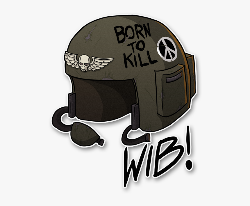 Born To Kill Helmet Png, Transparent Png , Png Download - Illustration ...