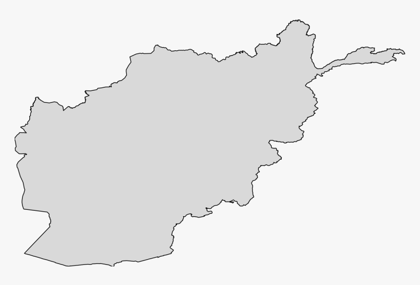 Afghanistan Map Silhouette, HD Png Download , Transparent Png Image ...