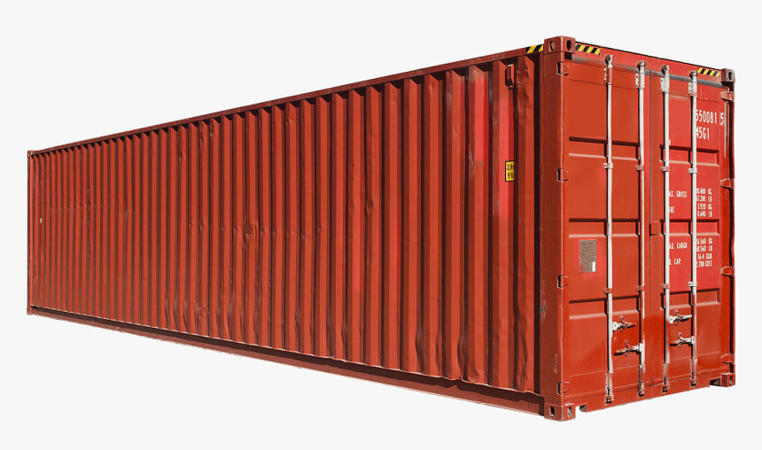 Red Intermodal Shipping Containers, HD Png Download , Transparent Png ...
