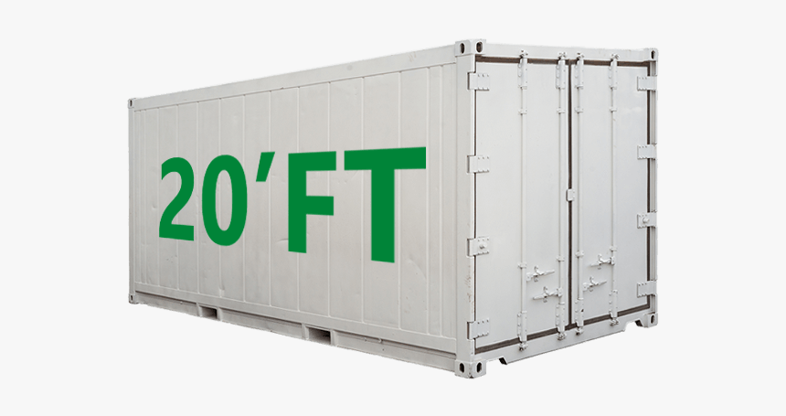 Shipping Container 20ft - Shipping Container, HD Png Download ...
