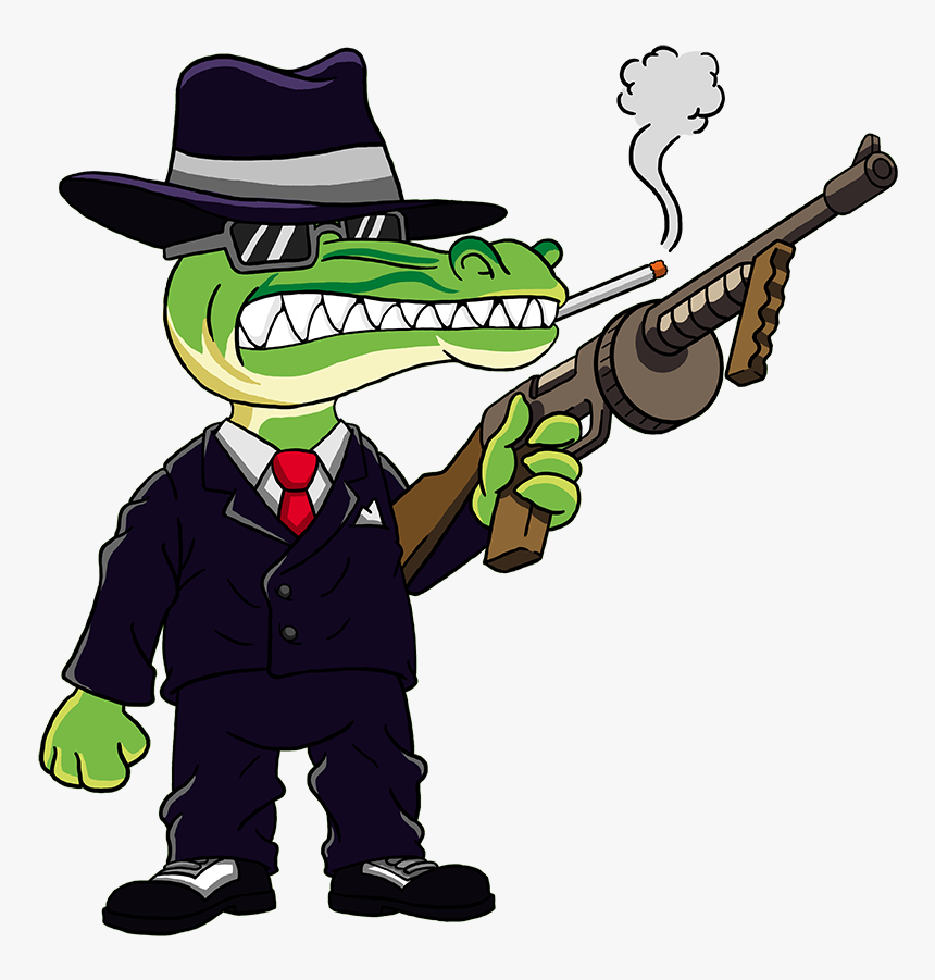 Gator Gangster Mob - Gangster Gator, HD Png Download , Transparent Png ...