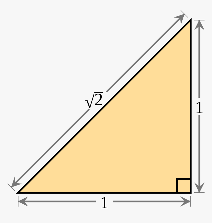 Square Root Of 2 Triangle HD Png Download Transparent Png Image square-root-of-2-triangle-hd-png-download-transparent-png-image