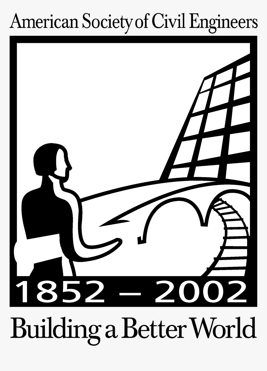 Asce Logo Black And White - American Society Of Civil Engineers 1852 ...