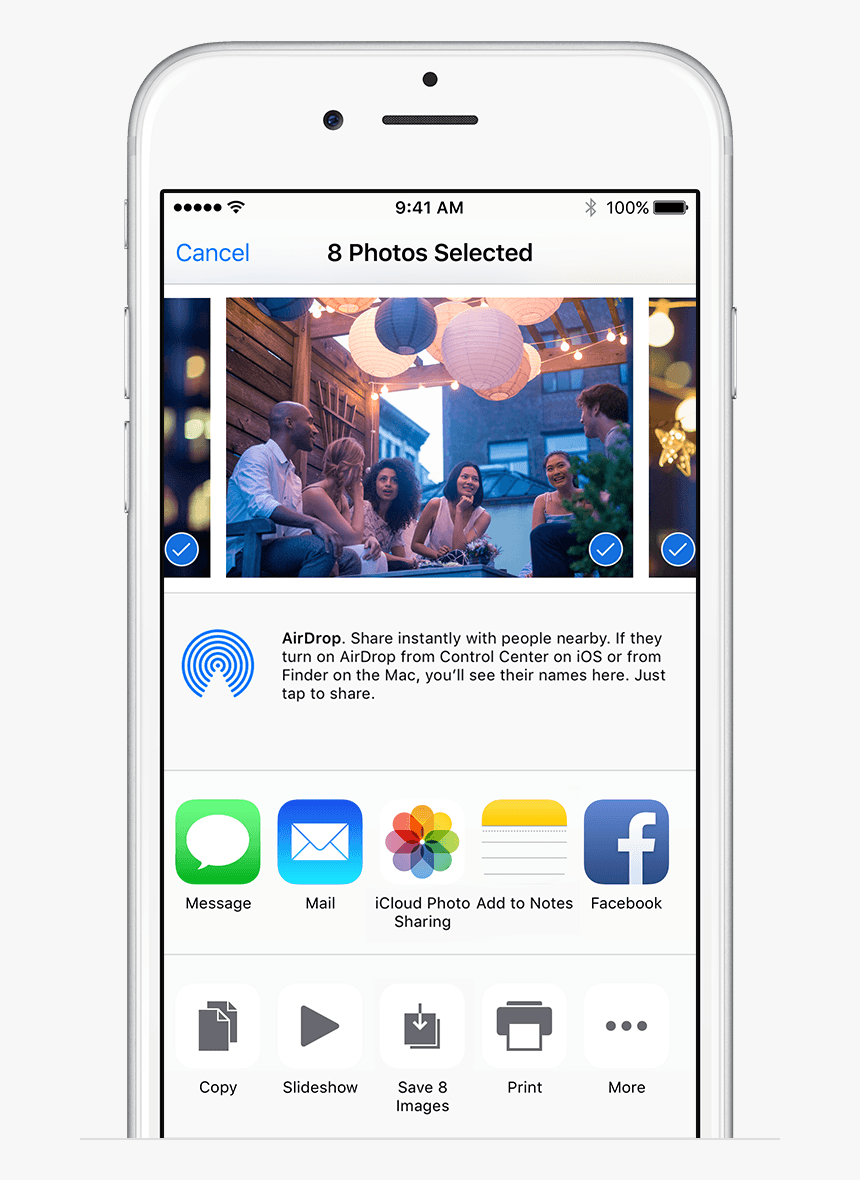 Airdrop Photos From Iphone To Iphone, HD Png Download , Transparent Png ...