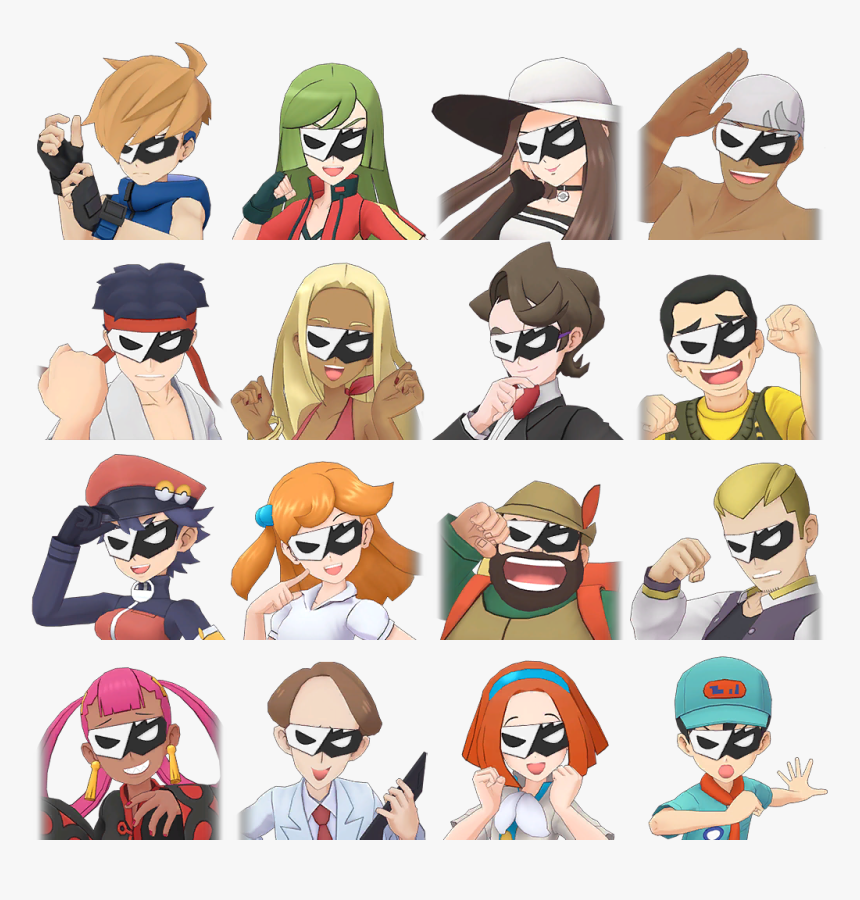 Trainer Icons - Pokemon Masters Team Break, HD Png Download ...