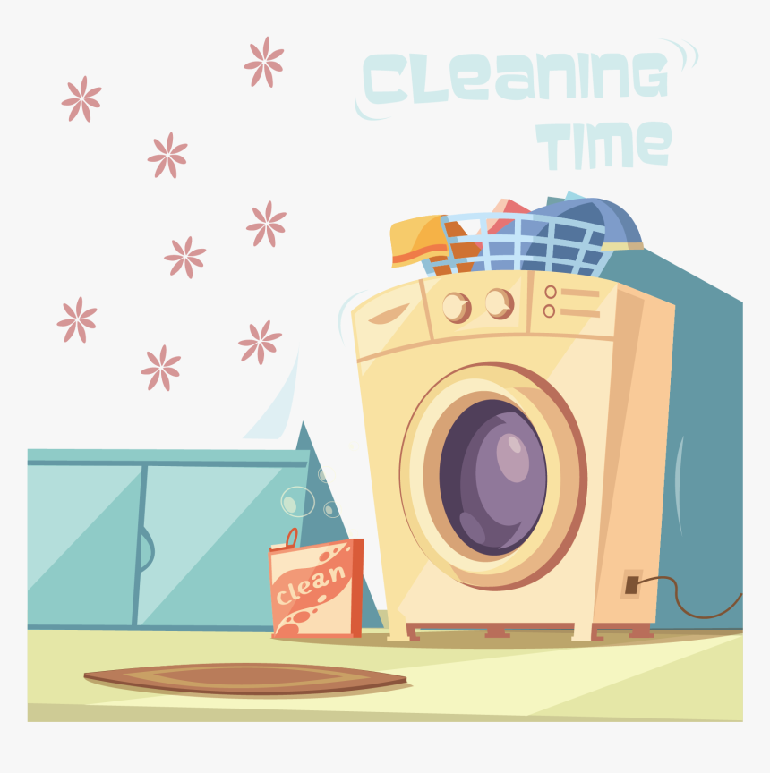 Washing Machine Png Cartoon, Transparent Png , Transparent Png Image ...