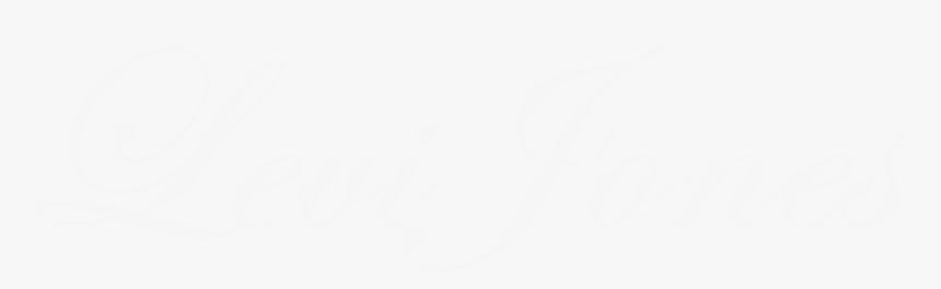 Levi Jones - Calligraphy, HD Png Download , Transparent Png Image - PNGitem