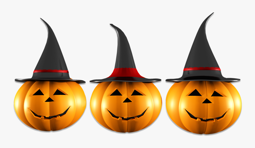 Transparent Pumpkins In A Row Clipart - Halloween Pumpkin White ...