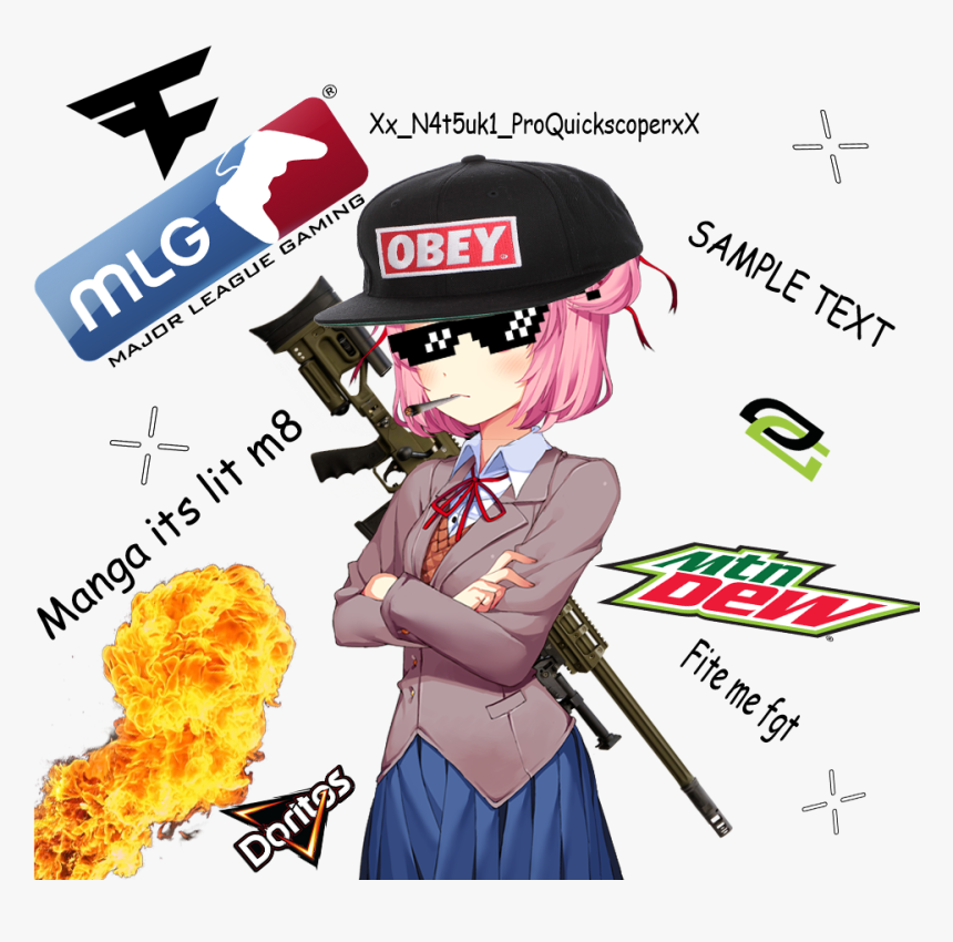 Ddlc Mlg, HD Png Download , Transparent Png Image - PNGitem