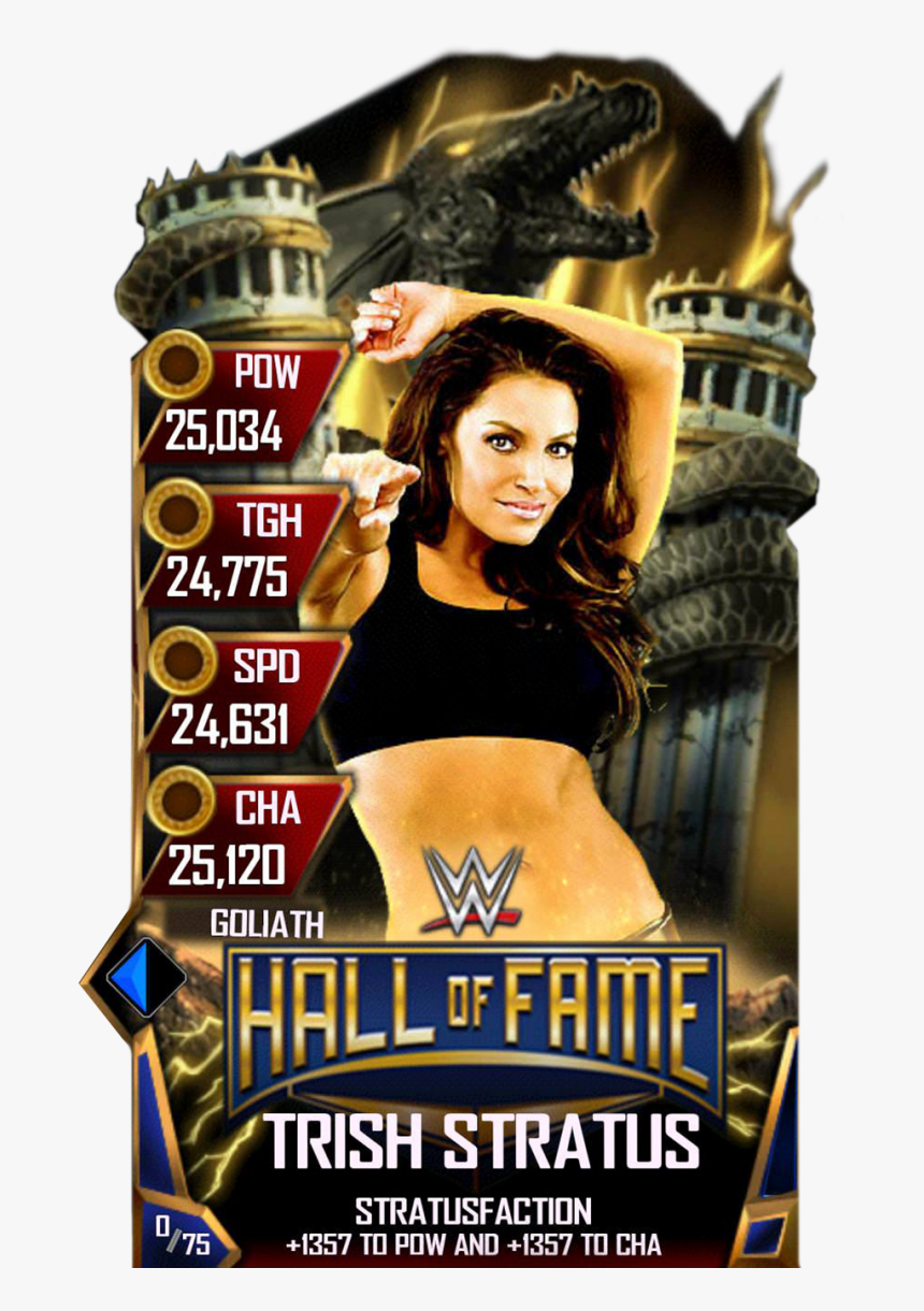 Trishstratus S4 20 Goliath Halloffame - Wwe Supercard Trish Stratus, HD ...