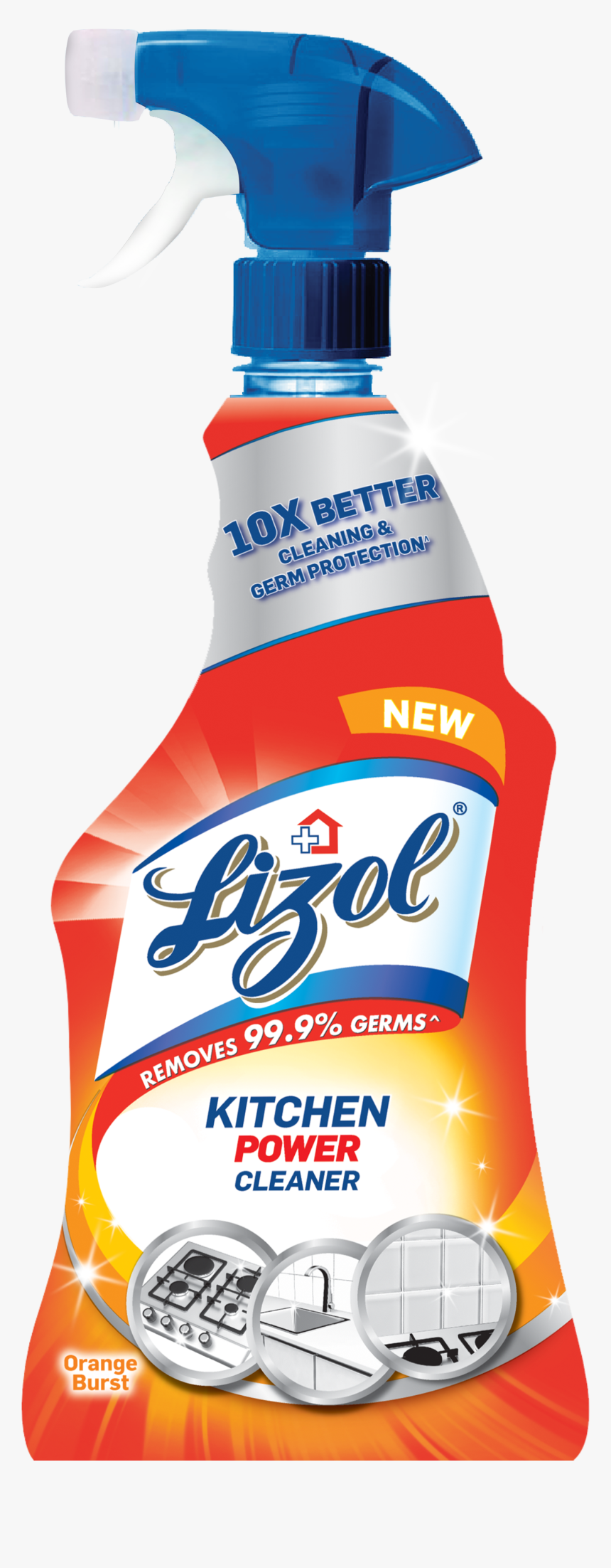 Lizol - Lizol Kitchen Power Cleaner, HD Png Download , Transparent Png ...