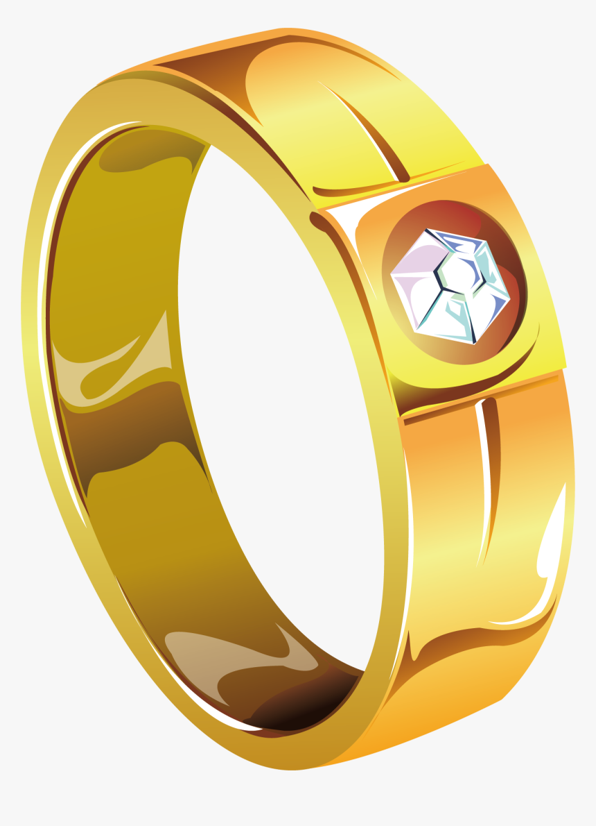 Ring Diamond Clip Art - Anillo De Oro Animado, HD Png Download ...