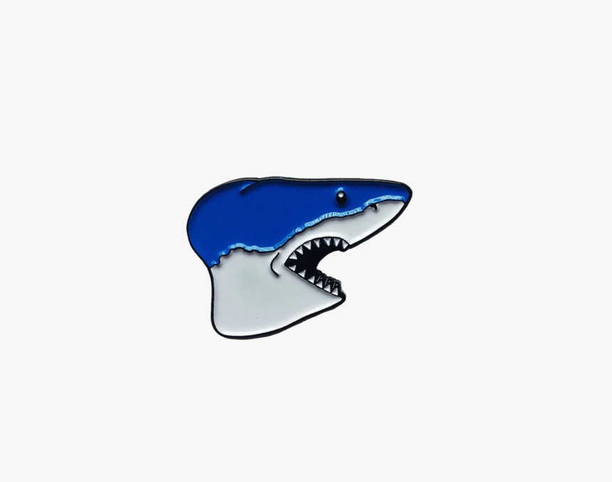 Sharkhead Pin - Great White Shark, HD Png Download , Transparent Png ...