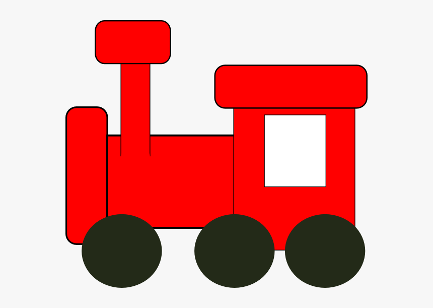 Train Front Grill - Red Toy Train Clipart, HD Png Download ...