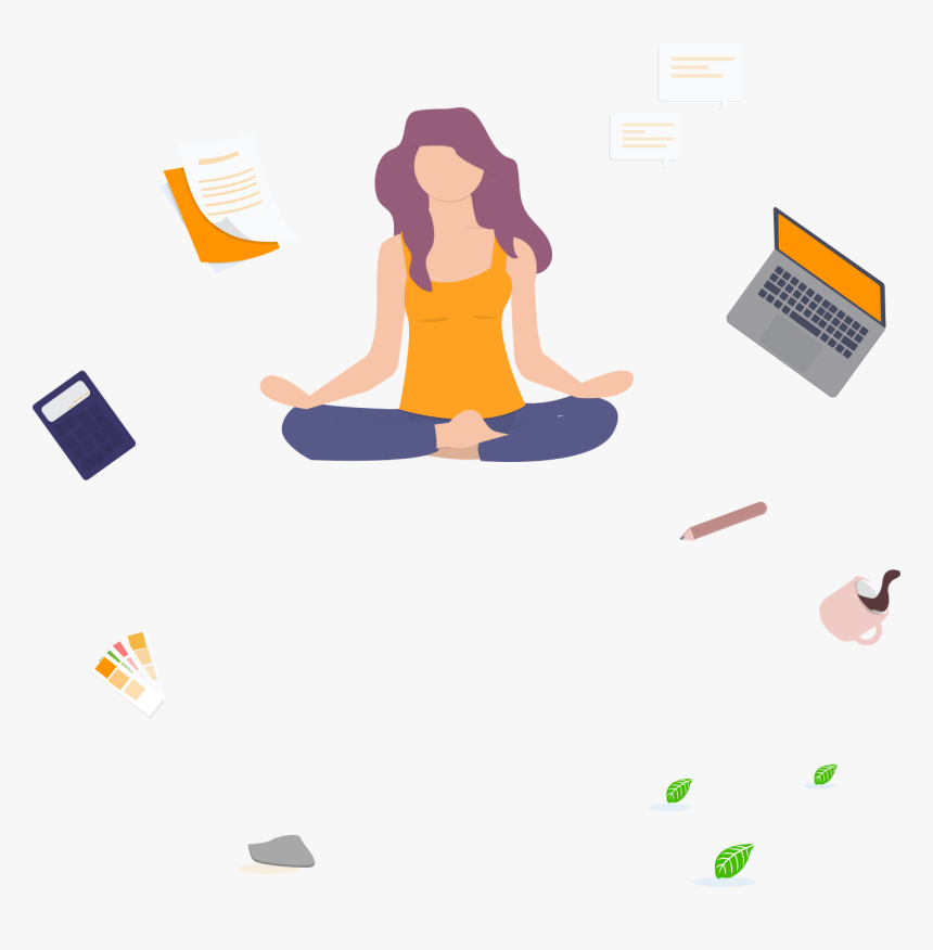 Meditation Gif Transparent, HD Png Download , Transparent Png Image ...