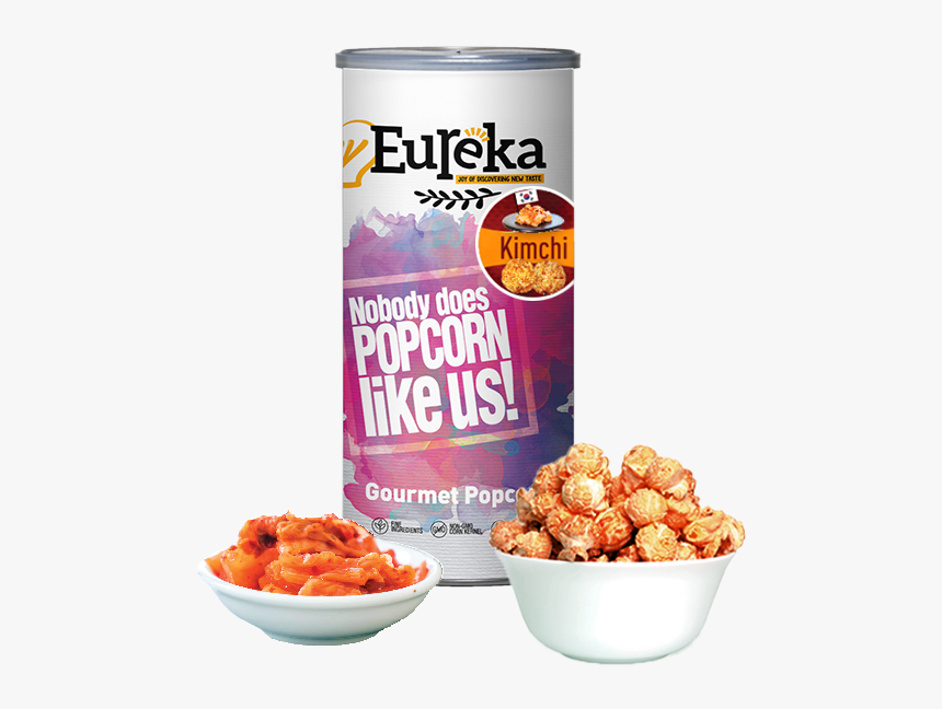 Kimchi Popcorn - Eureka Popcorn Sea Salt, HD Png Download , Transparent ...