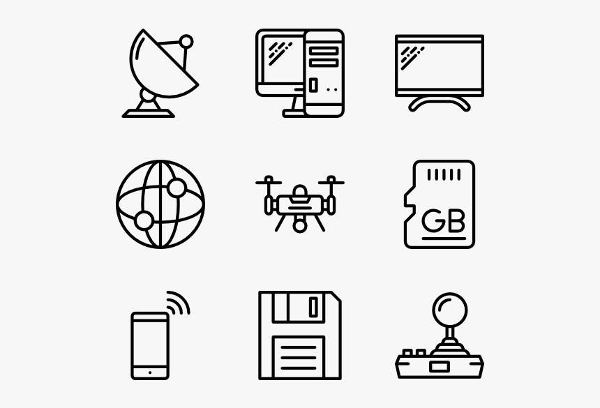Tech Icons Png, Transparent Png , Transparent Png Image - PNGitem
