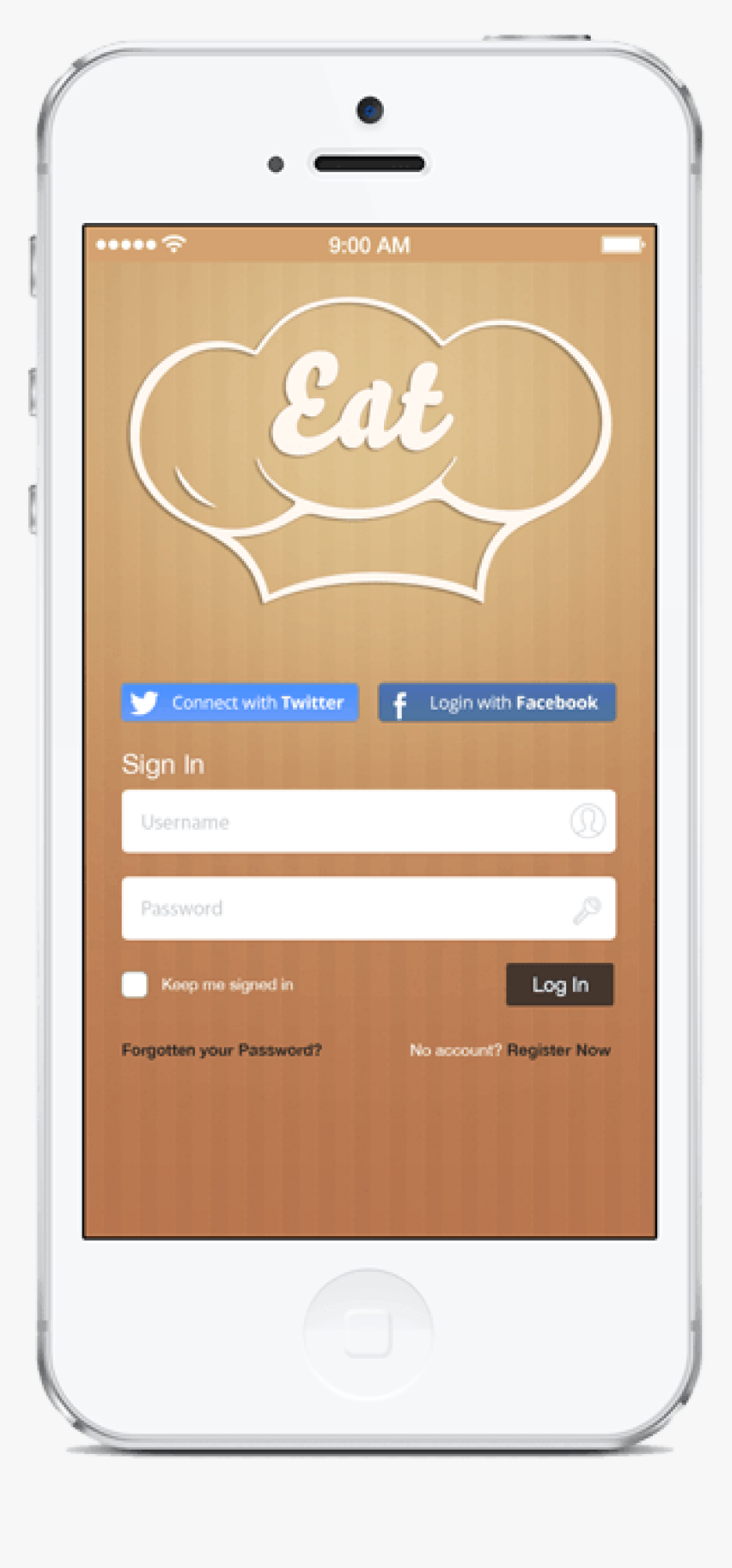 Food Apps Login Page, HD Png Download , Transparent Png Image - PNGitem