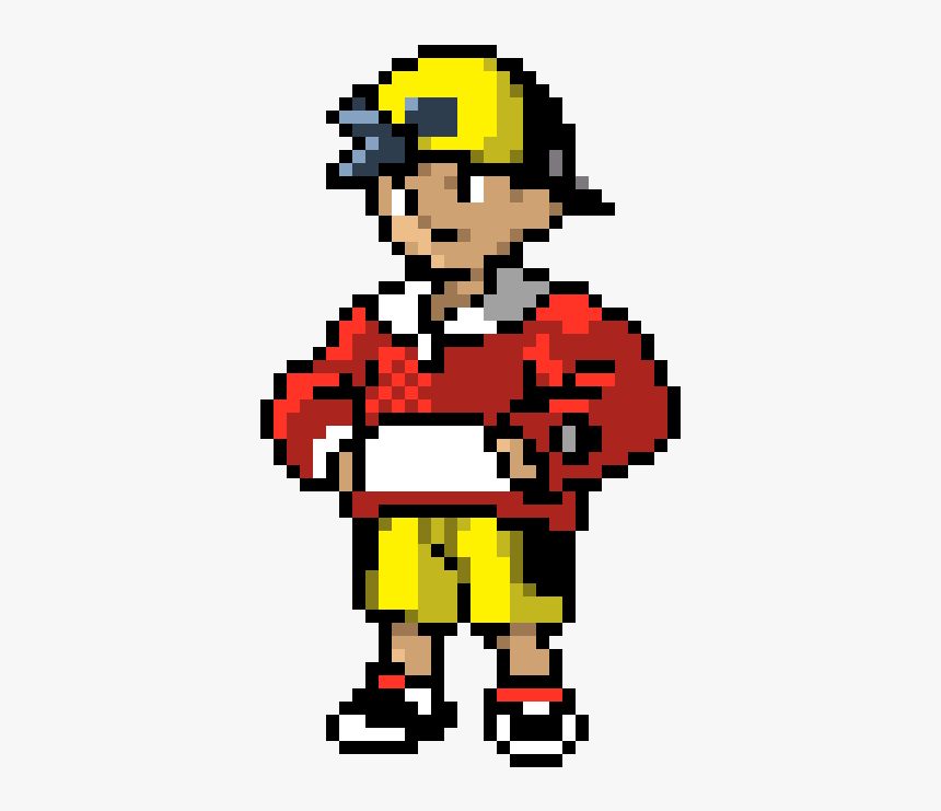 Pokemon Trainer Gold Sprite HD Png Download Transparent Png Image 