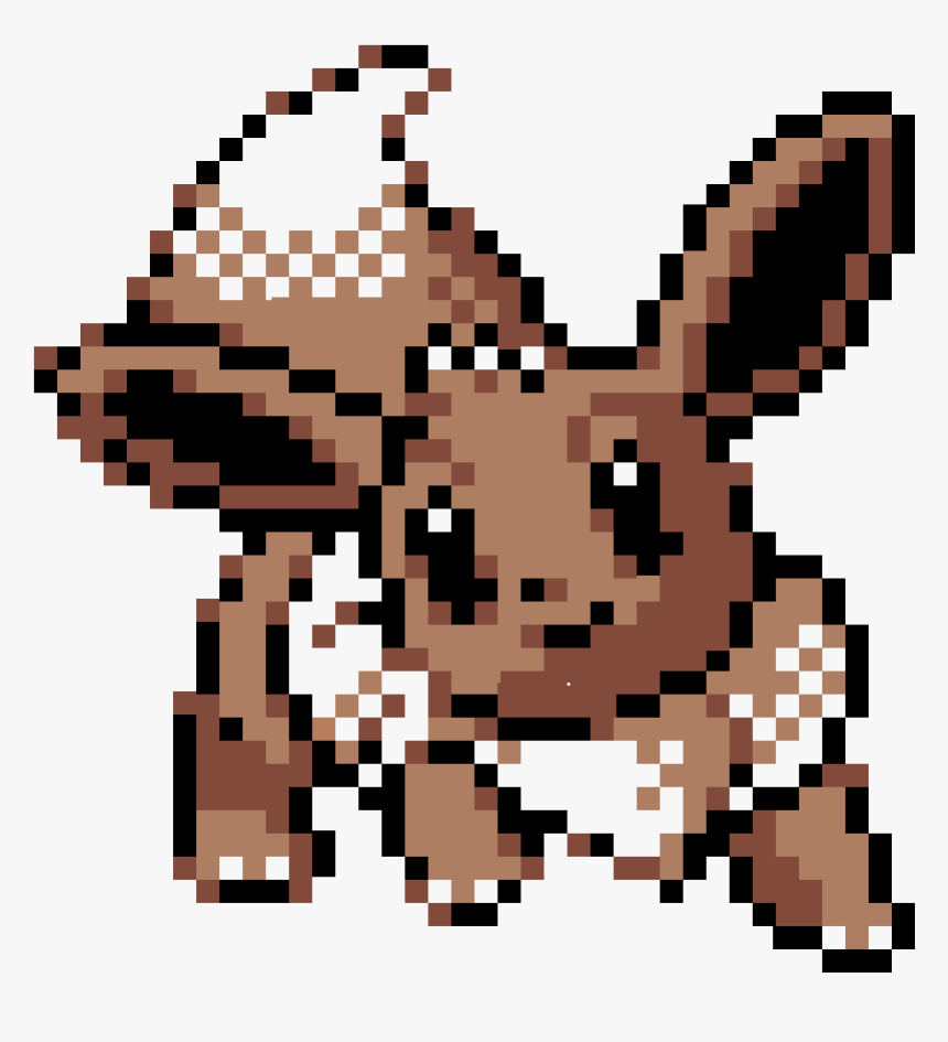 Pokémon Gold And Silver Eevee Sprite Pixel Art - Eevee Gen 2 Sprite, HD ...