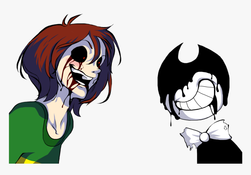 Bendy And The Ink Machine And Undertale Crossover, HD Png Download ...