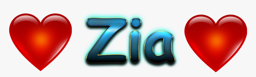 Zia Love Name Heart Design Png - Komunitas Batu Akik, Transparent Png ...