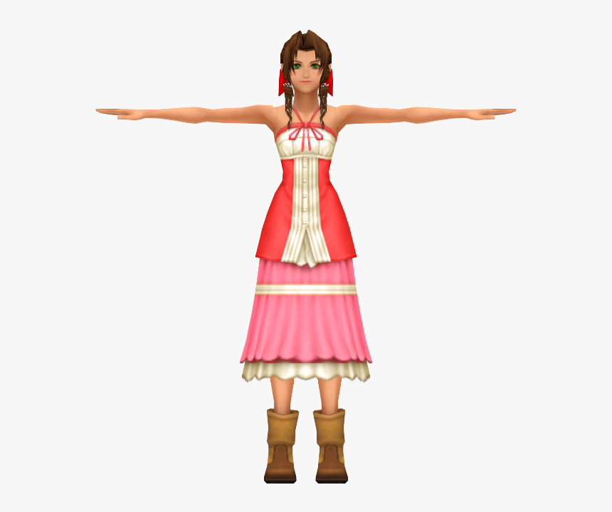 Download Zip Archive - Aerith Kingdom Hearts 2, HD Png Download ...