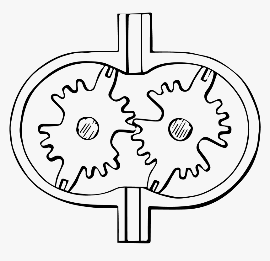 Rotary Drawing - Line Art, HD Png Download , Transparent Png Image ...