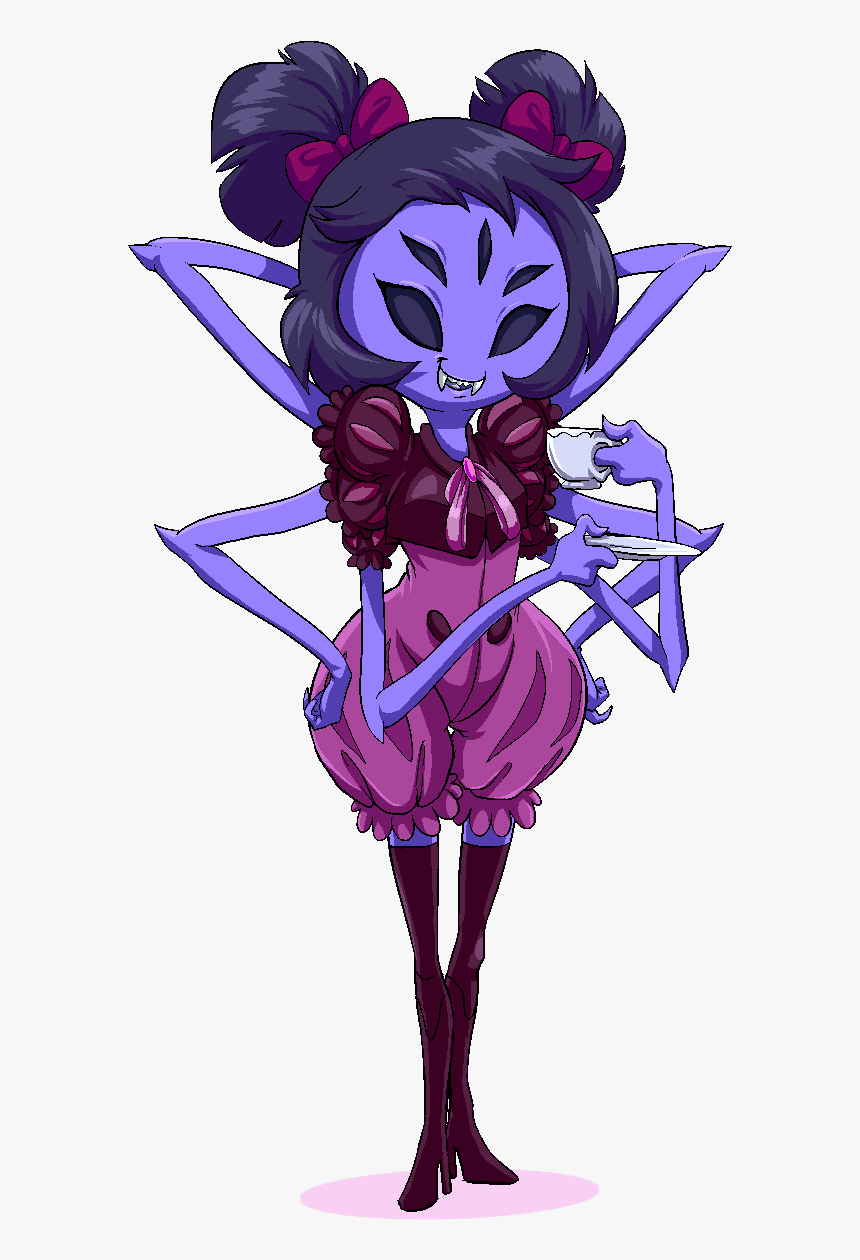 Muffet - Undertale Muffet Art, HD Png Download , Transparent Png Image ...
