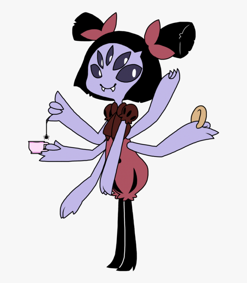 Muffet Undertale Render, HD Png Download , Transparent Png Image - PNGitem