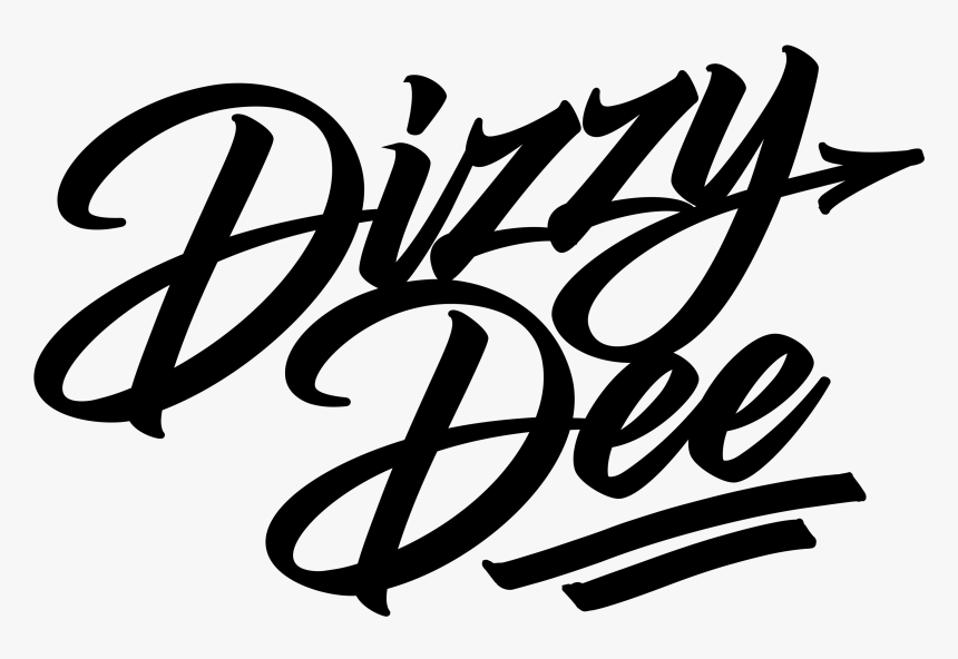 Dizzy Dee Logo - Calligraphy, HD Png Download , Transparent Png Image ...